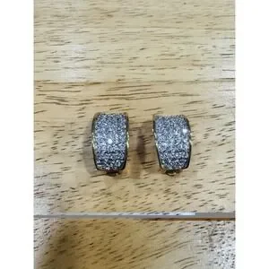 Nolan Miller | Jewelry | Vintage Nolan Miller Pav Crystal Clip On ...